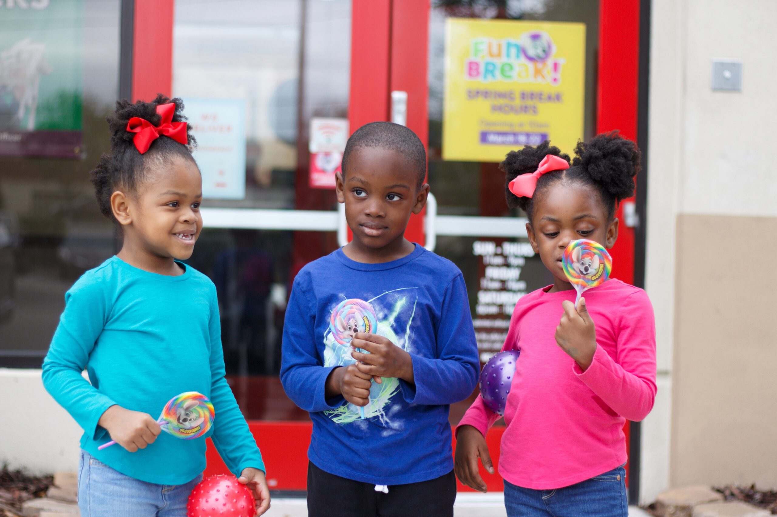 Spring Break Fun at Chuck E Cheese