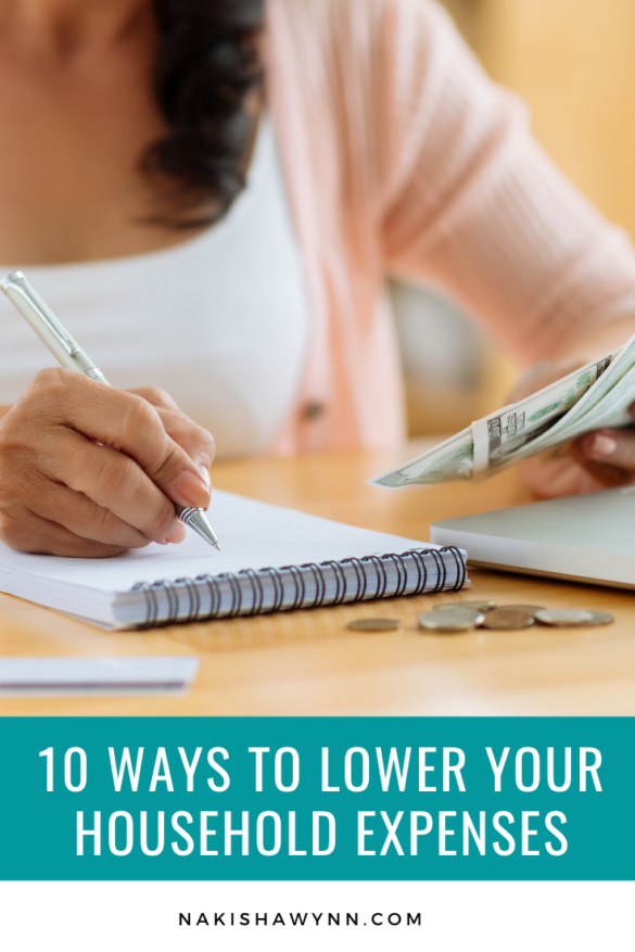 10 Ways to Reduce Your Household Expenses | Nakisha Wynn