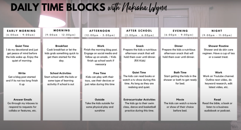 My Block Schedule Productivity Hack For Busy Moms